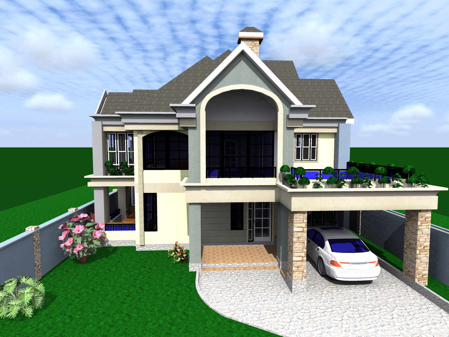 Buy 4 bedroom maisonette house plan Kenya - Arctic Space and Builders